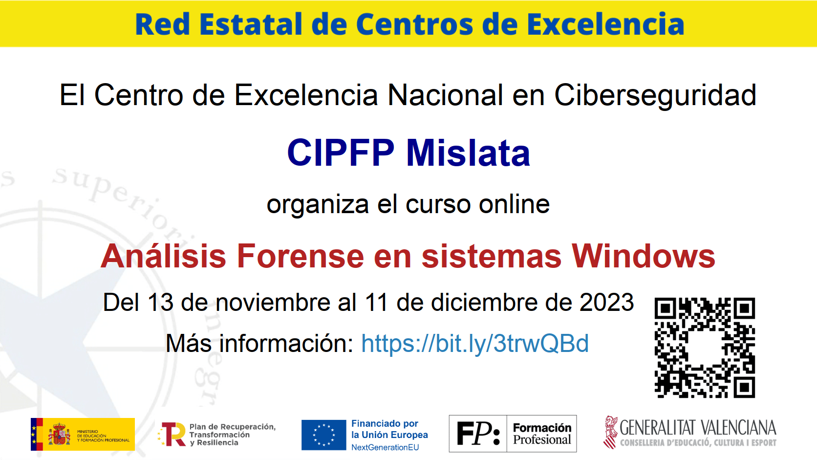Curso de Análisis Forense en Sistemas Windows – CIPFP Mislata